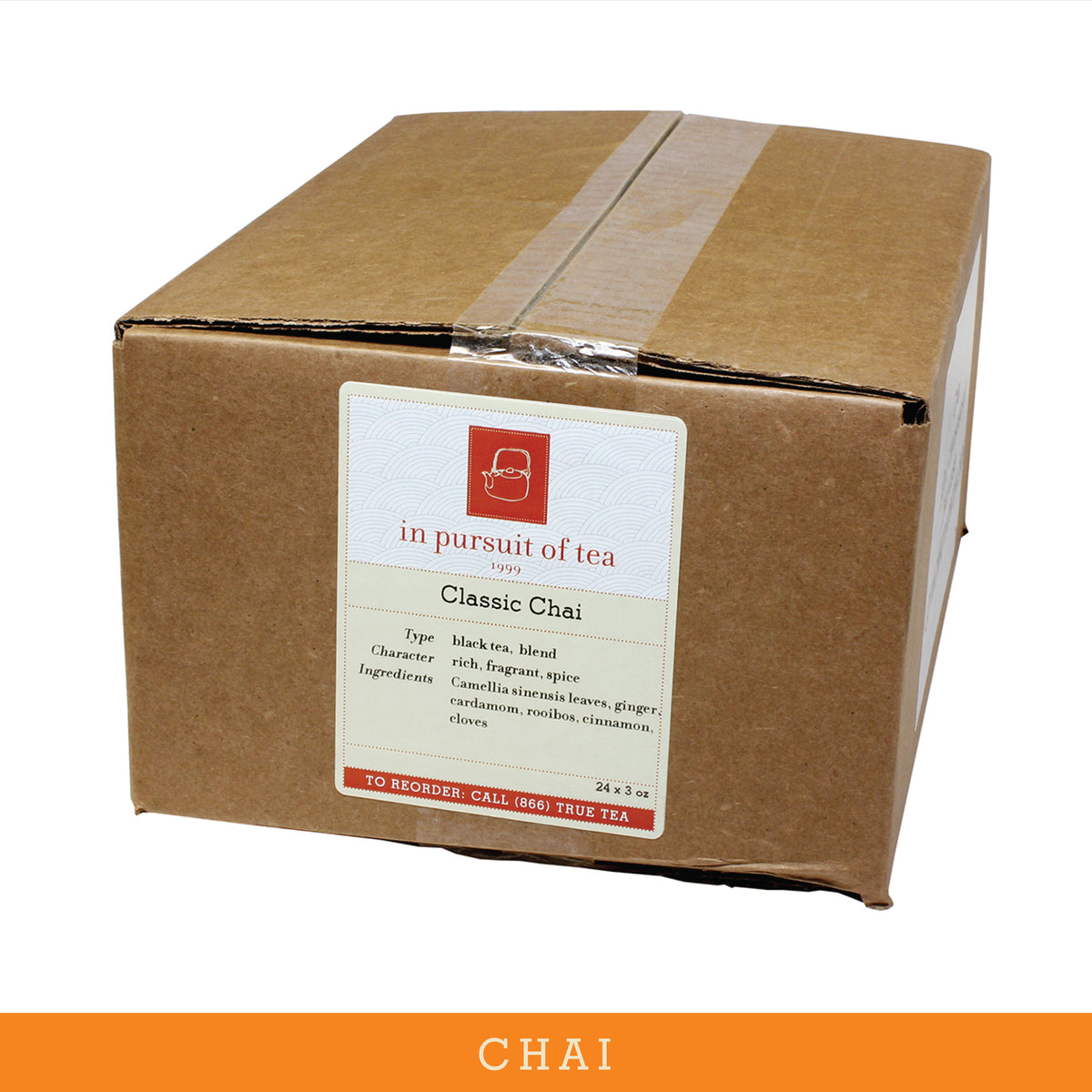 Classic Chai Packets - 24-count case (Wholesale) – In Pursuit of Tea